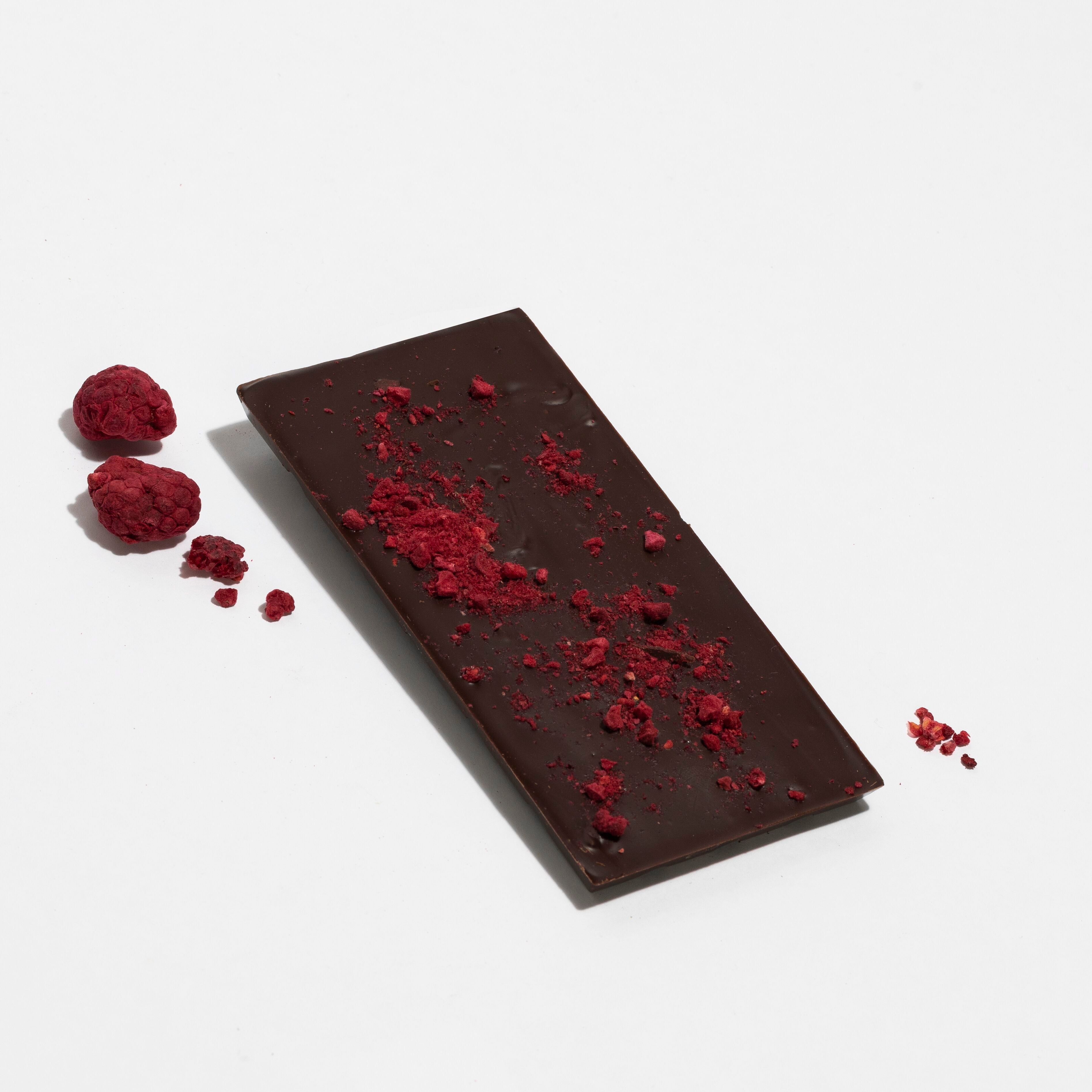 Artisan Bar- Raspberry Dark Chocolate – Happy By Chocolate